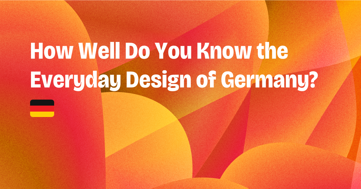 How Well Do You Know the Everyday Design of Germany? 🇩🇪 | Oil on Canvas ...