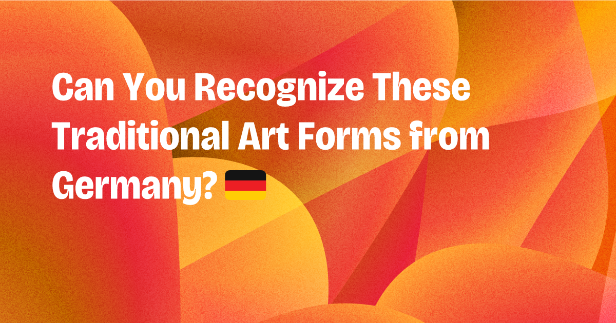 Can You Recognize These Traditional Art Forms from Germany? 🇩🇪 | Oil on ...